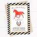 Preakness Birthday Invitation. Horse Theme Party Invite. Adult Kid ...