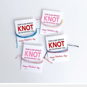 Bracelet Valentine TAGS Friendship Bracelet. Kids Valentines. Classroom ...