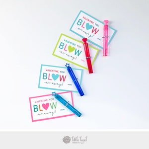 Bubbles Valentine TAGS Multi. Classroom Valentines. Kids Valentines ...