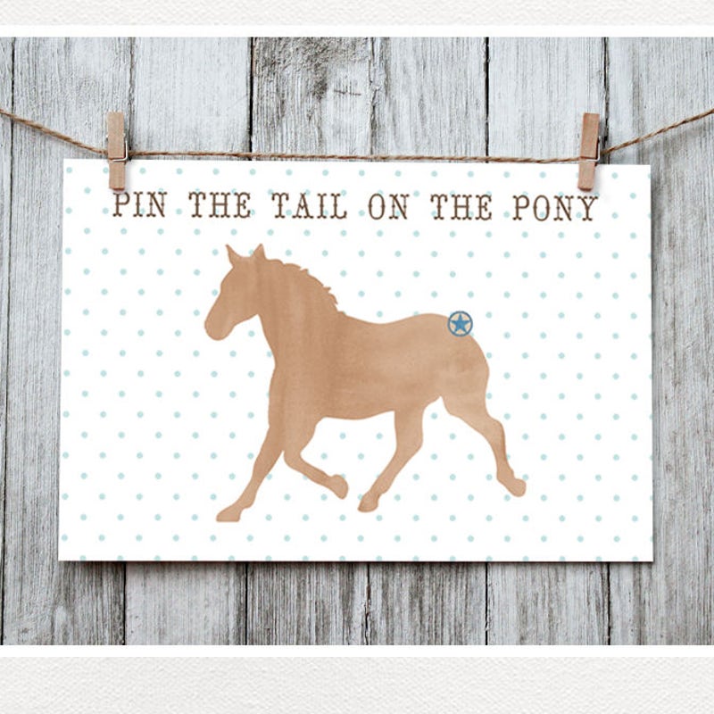 Pin the Tail - Etsy