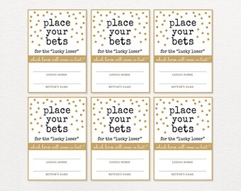 Derby Place Cards - Etsy