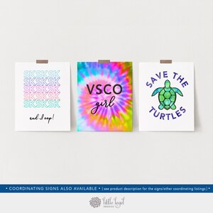 VSCO Banner Tie-dye. VSCO Party. VSCO Girl Banner. Slumber | Etsy