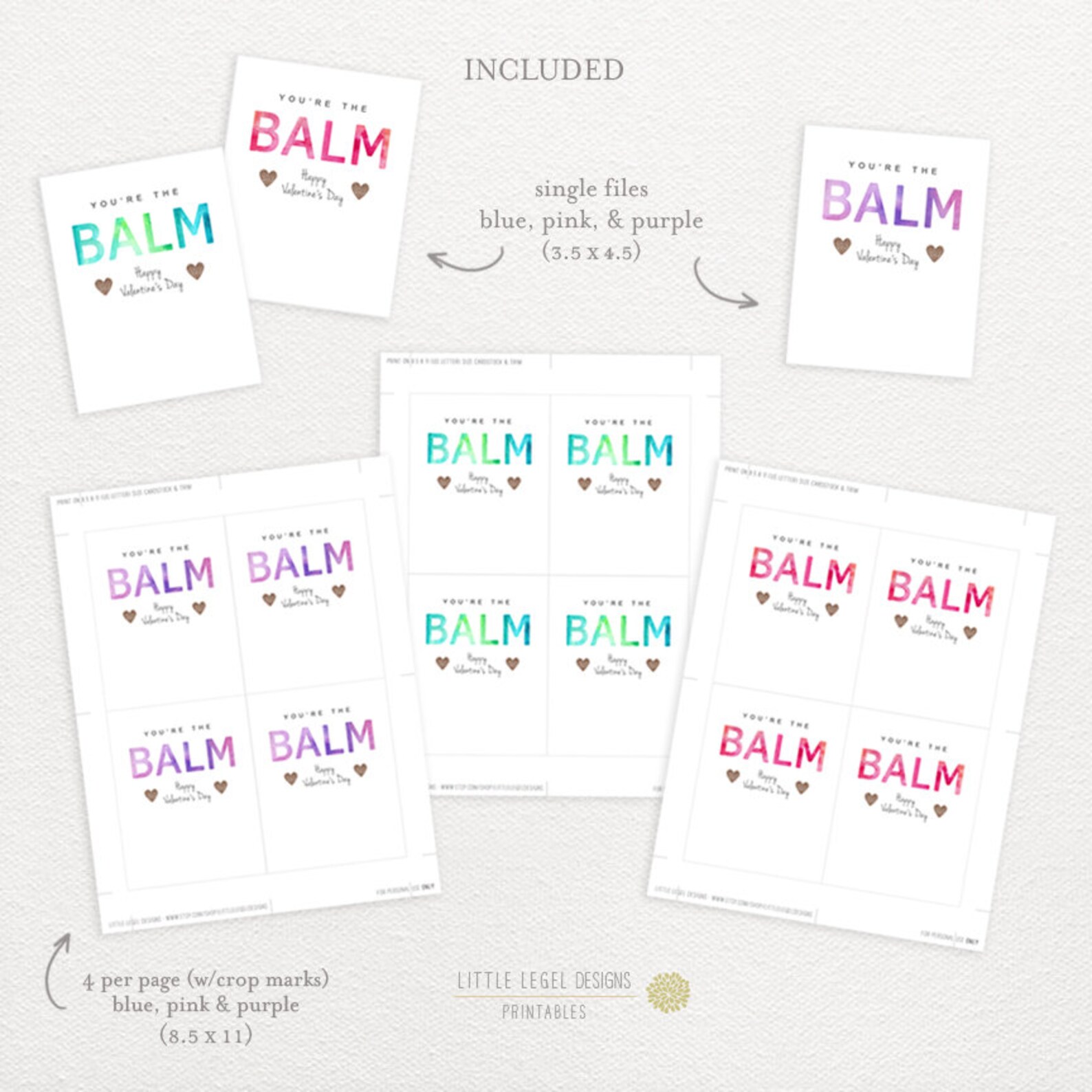 Valentine Gift You're the Balm Valentine's - Etsy