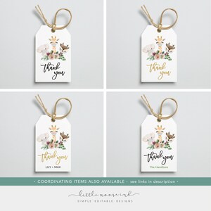 Thank You Tag. Baby Shower DIGITAL Favor Tag Covid Thank You. Social ...