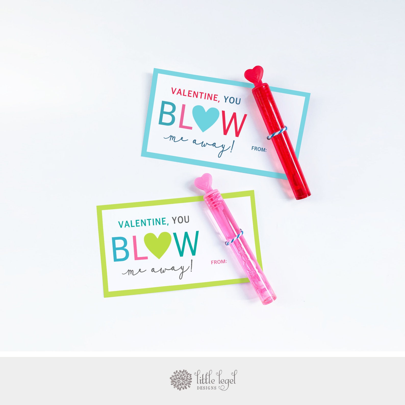 Bubbles Valentine TAGS Multi. Classroom Valentines. Kids - Etsy