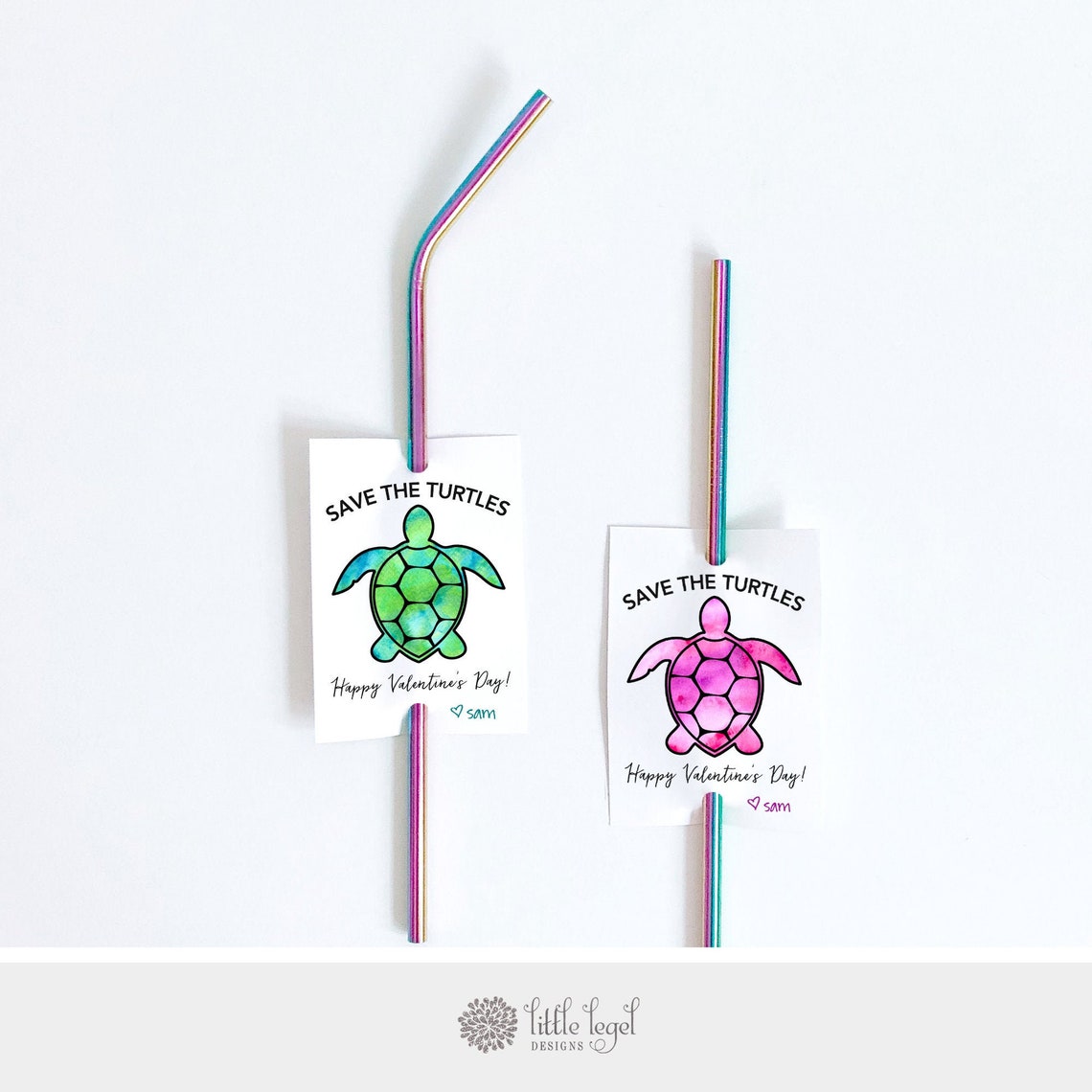 Save the Turtles Straw Tags. Ex-straw Special. Sip Sip Hooray. - Etsy