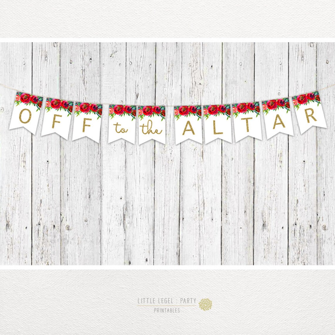 Off to the Altar Banner. Kentucky Derby Banner. Derby Party | Etsy