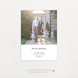 Photo Moving Announcement Custom We've Moved - Etsy