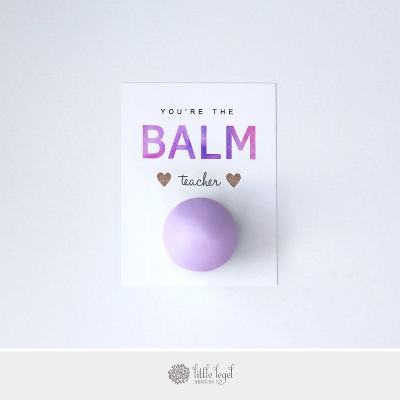 Teacher Gift You're the Balm Teacher Appreciation - Etsy