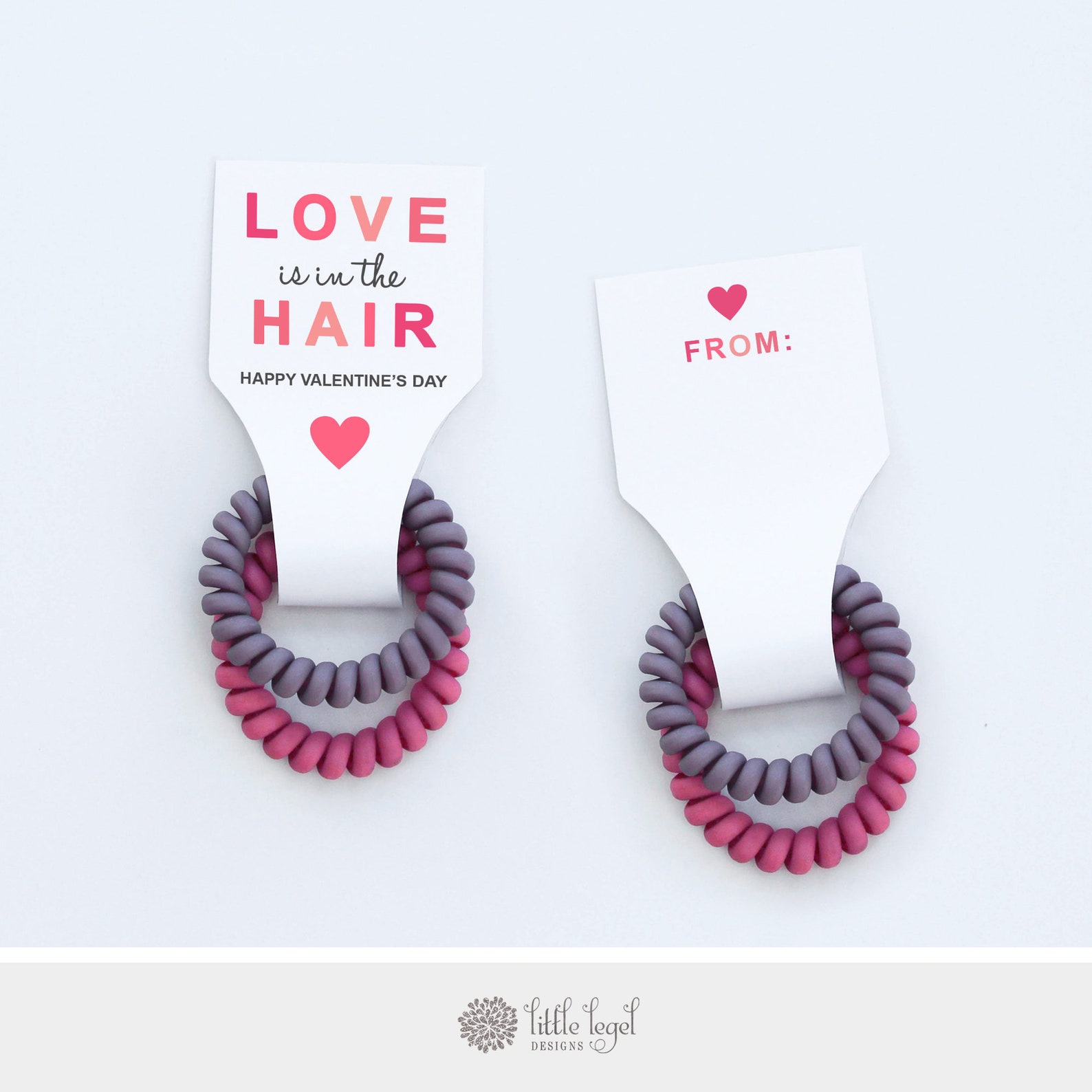 Girl Valentines Tag. Teen Tween Love is in the Hair. Like You - Etsy