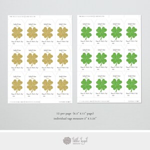 St. Patrick's Day "lucky to Have You" Tag. St Patrick's Printable Gift ...