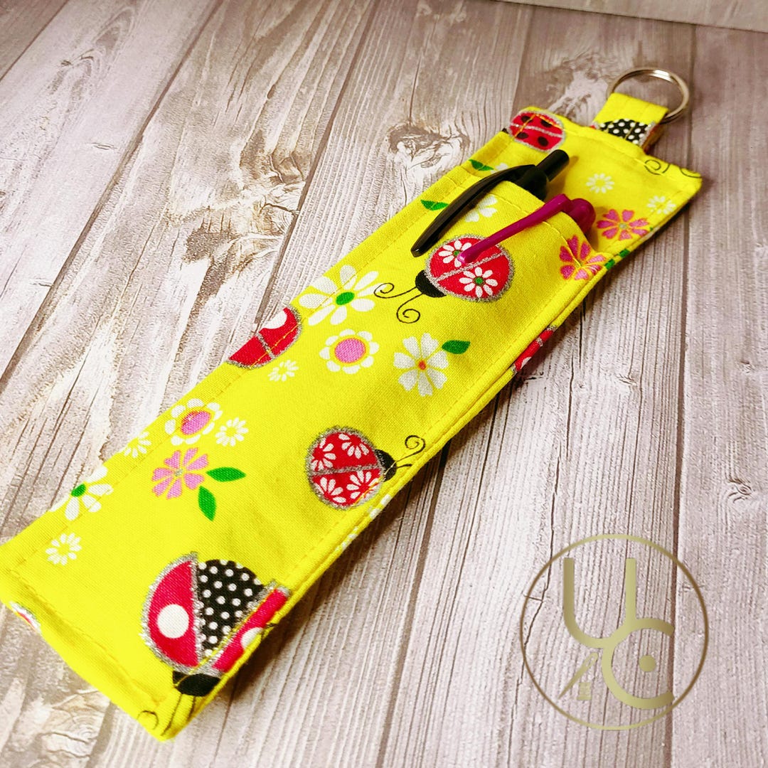 Lady Bug Pen Lanyard - Lady Bug Glasses Pouch - Lanyard Glasses and Pen ...
