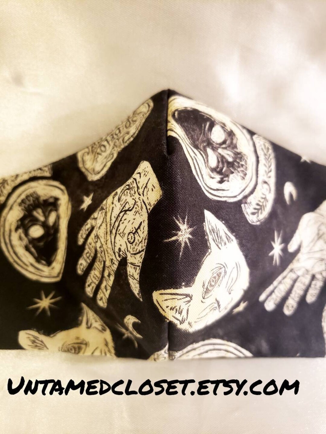 Occult Face Mask Halloween Face Mask - Etsy