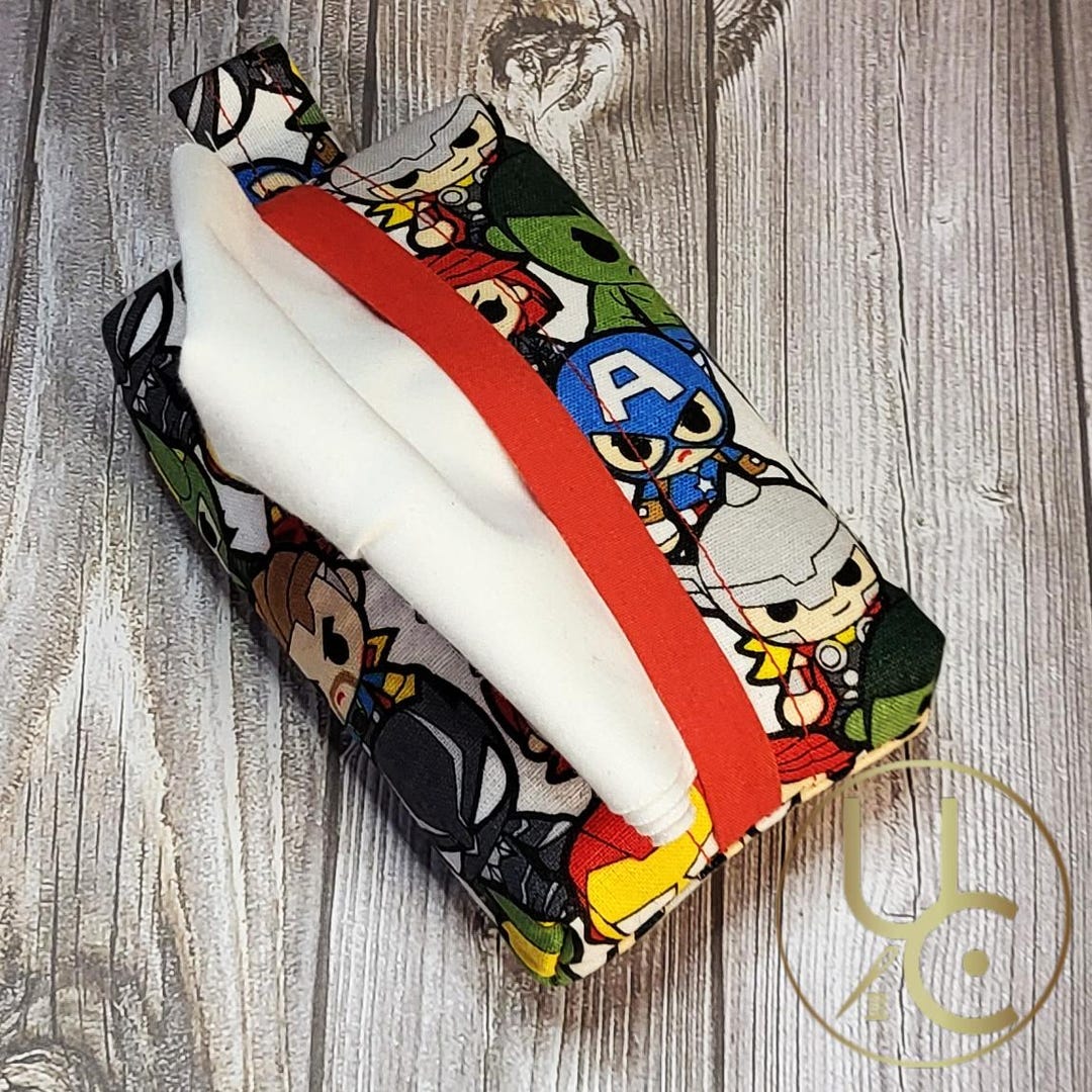 Superhero Tissue Pouch - Tissue Pouch - Travel Tissue Pouch - Tissue ...