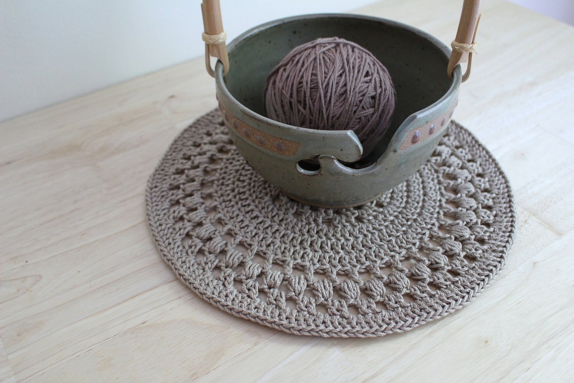 Easy Crochet Table Mat Pattern Modern Crochet Doily Pattern - Etsy