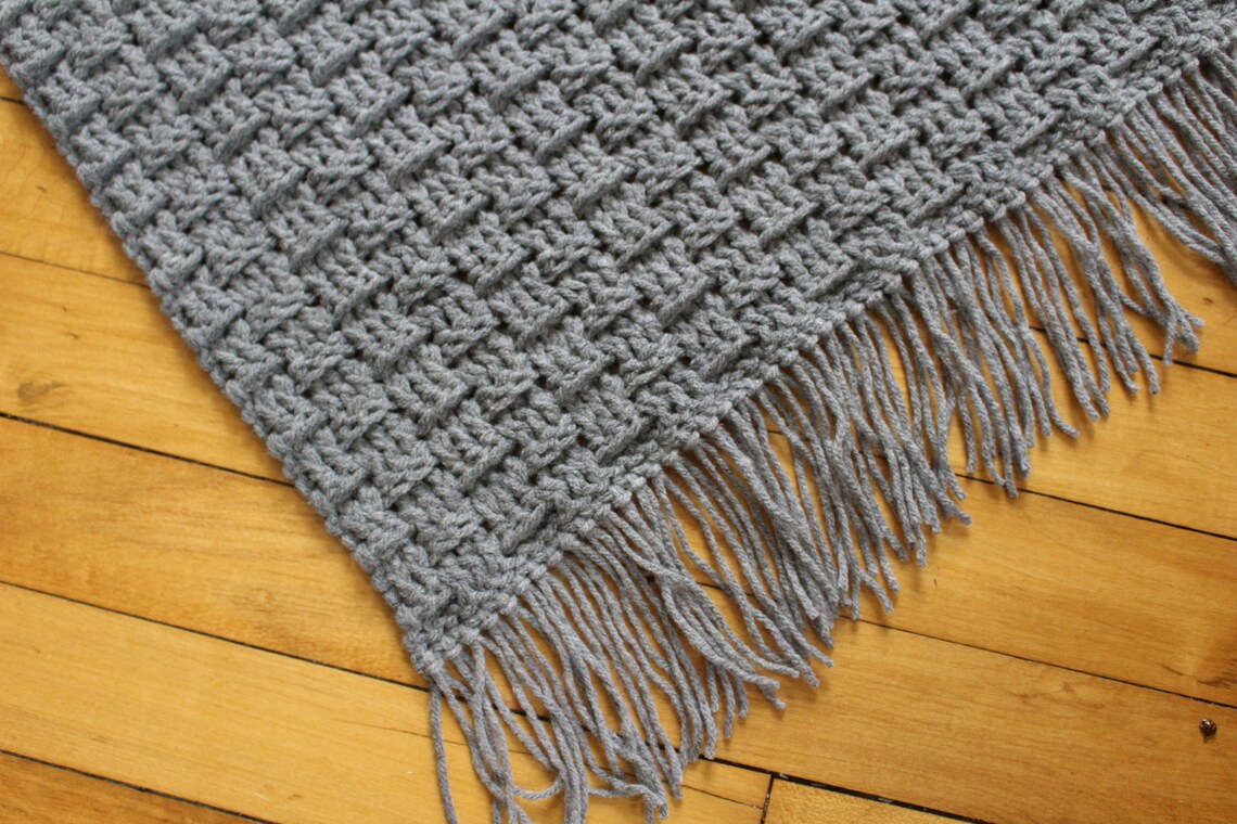 Easy Crochet Area Rug Pattern Textured Crochet Floor Mat - Etsy