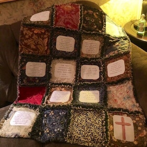 Scripture Lap Quilt, Bible Verse Quilt, Christian Lap Quilt, Jesus Lap ...