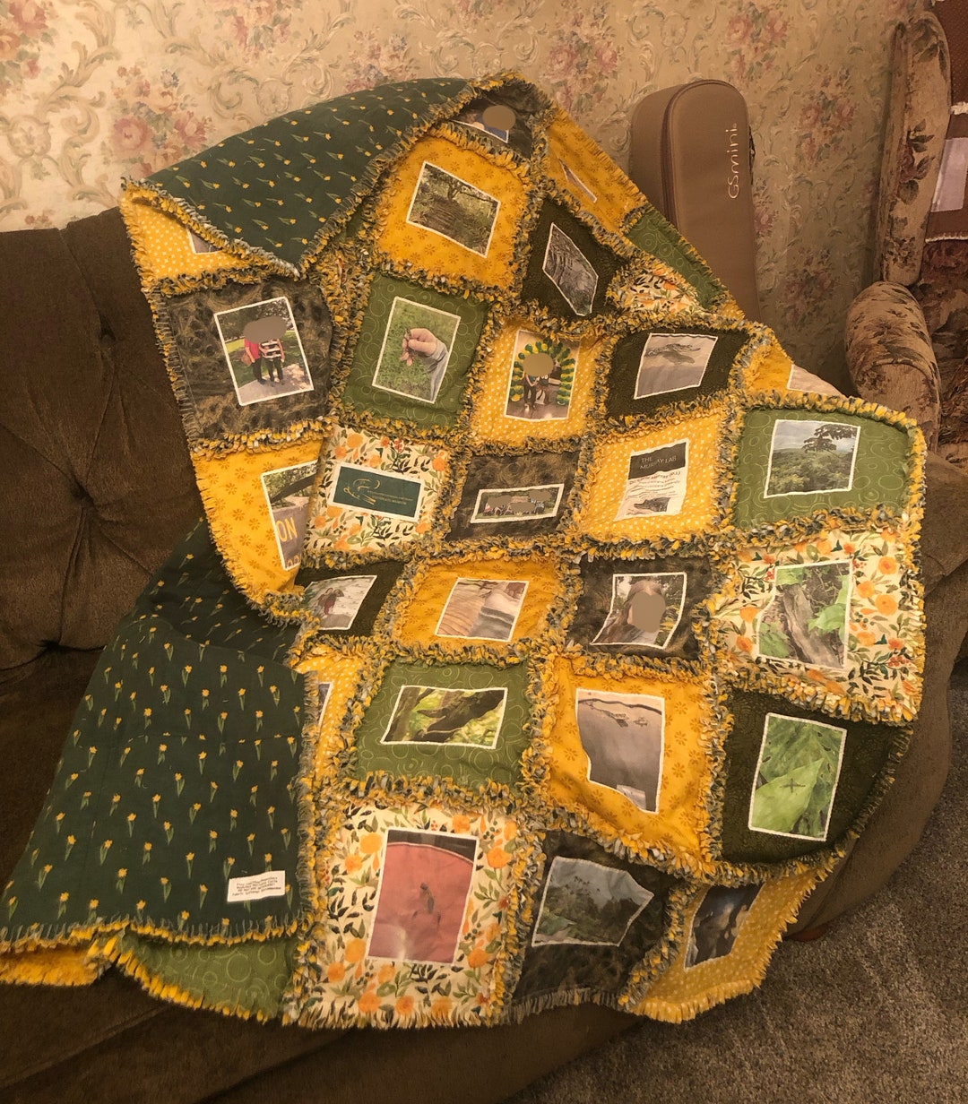 Graduation Lap Quilt Graduation Photo Blanket Graduation - Etsy