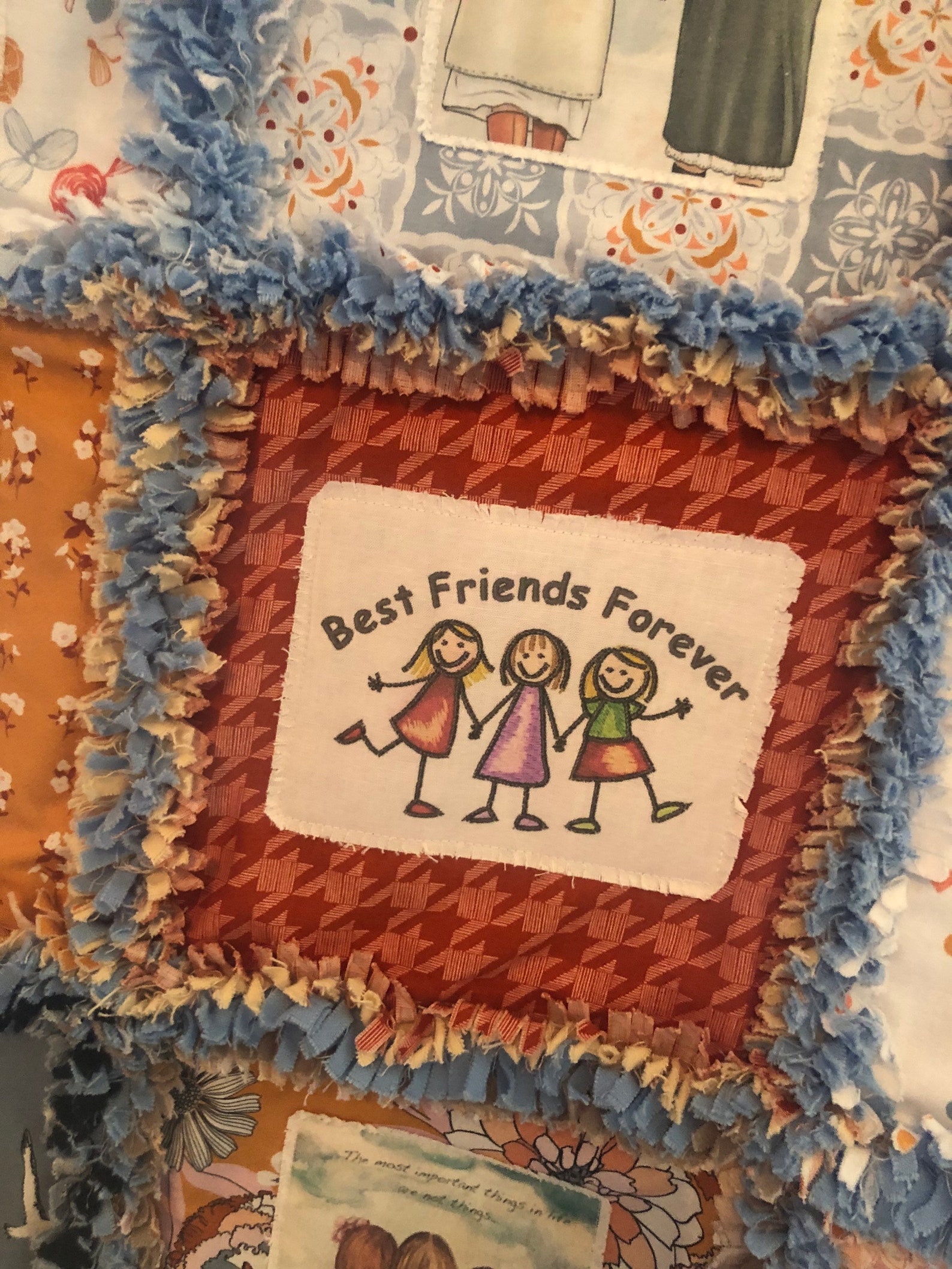 Best Friends Lap Quilt, Girlfriends Lap Quilt, Sisters Lap Quilt ...