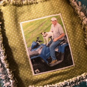 Pet Memory Lap Quilt, Photo Quilt, Picture Quilt, Dog Photo Quilt ...