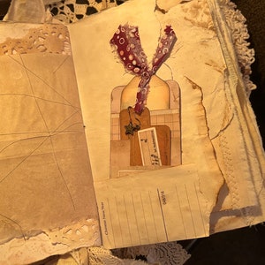 Rag Junk Journal, Writing Journal, Ephemera Journal, Keepsake Journal ...