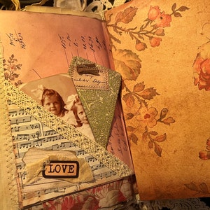 Rag Junk Journal, Writing Journal, Ephemera Journal, Keepsake Journal ...