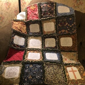 Scripture Lap Quilt, Bible Verse Quilt, Christian Lap Quilt, Jesus Lap ...