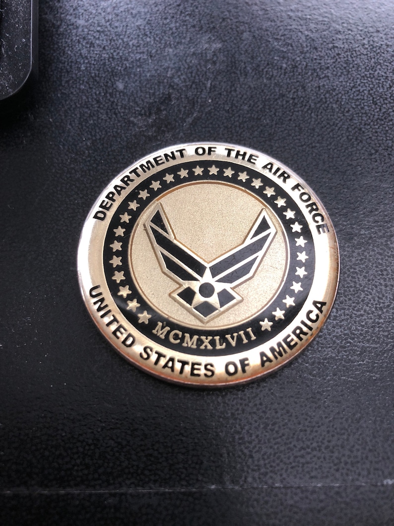USAF Military Challenge Coin - Etsy