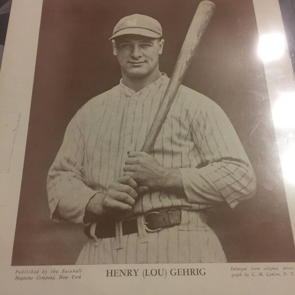 Baseball Magazine - Etsy
