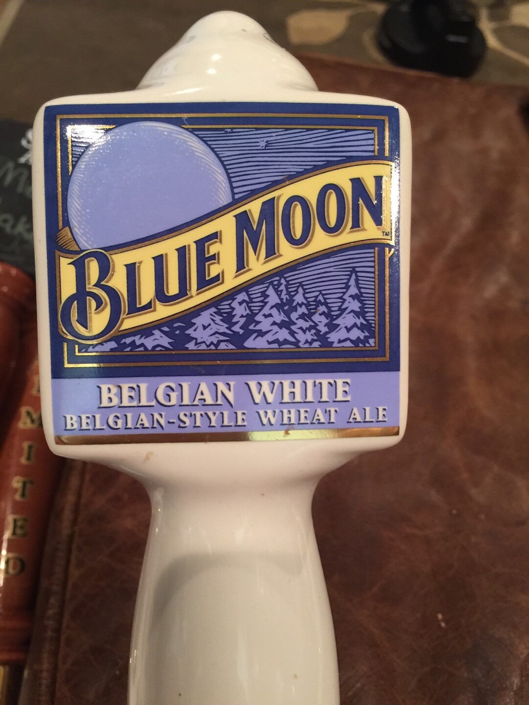 Vintage Blue Moon Draft Handle - Etsy