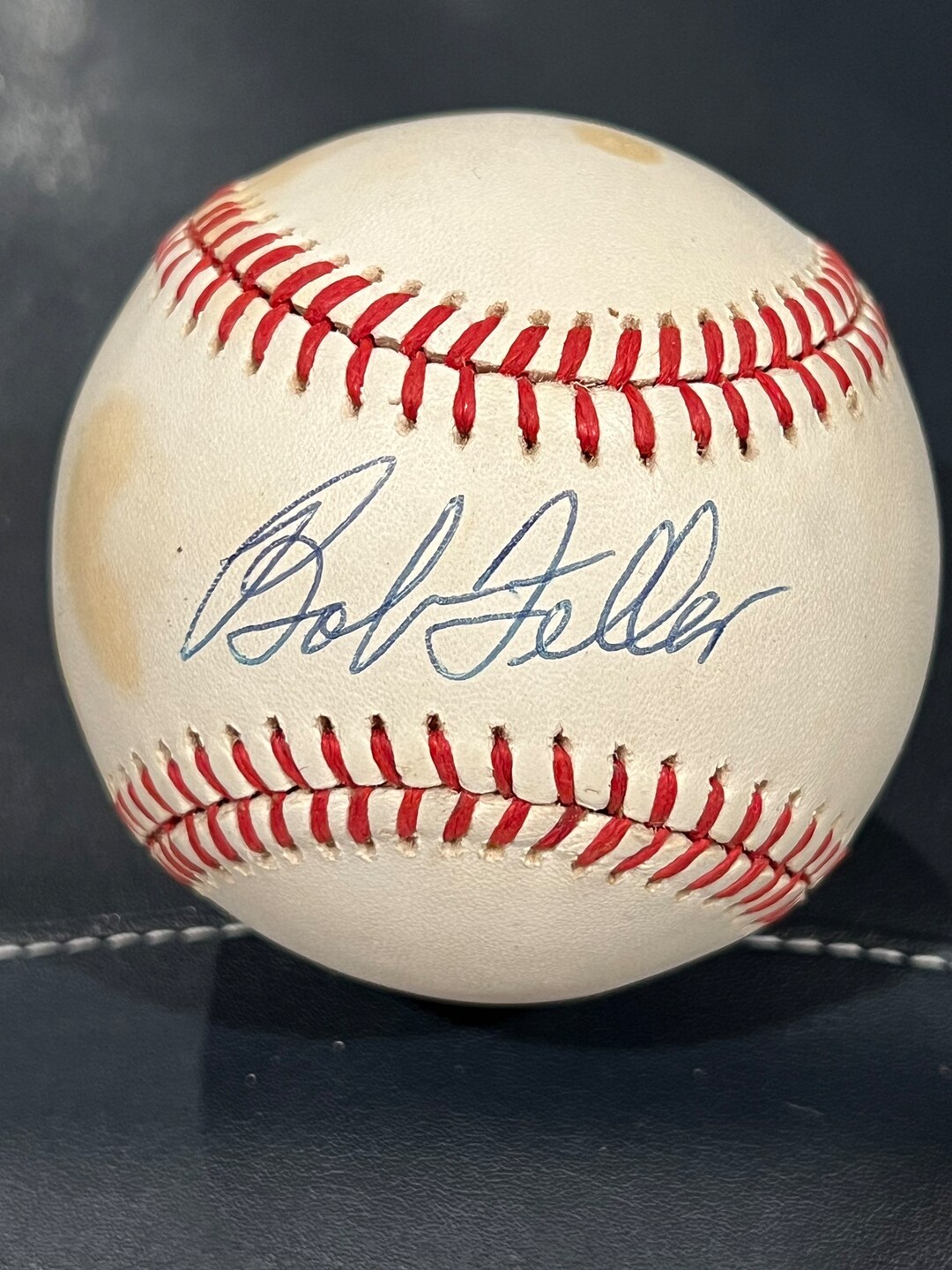 Vintage Hall of Famer Bob Feller Signed Baseball - Etsy