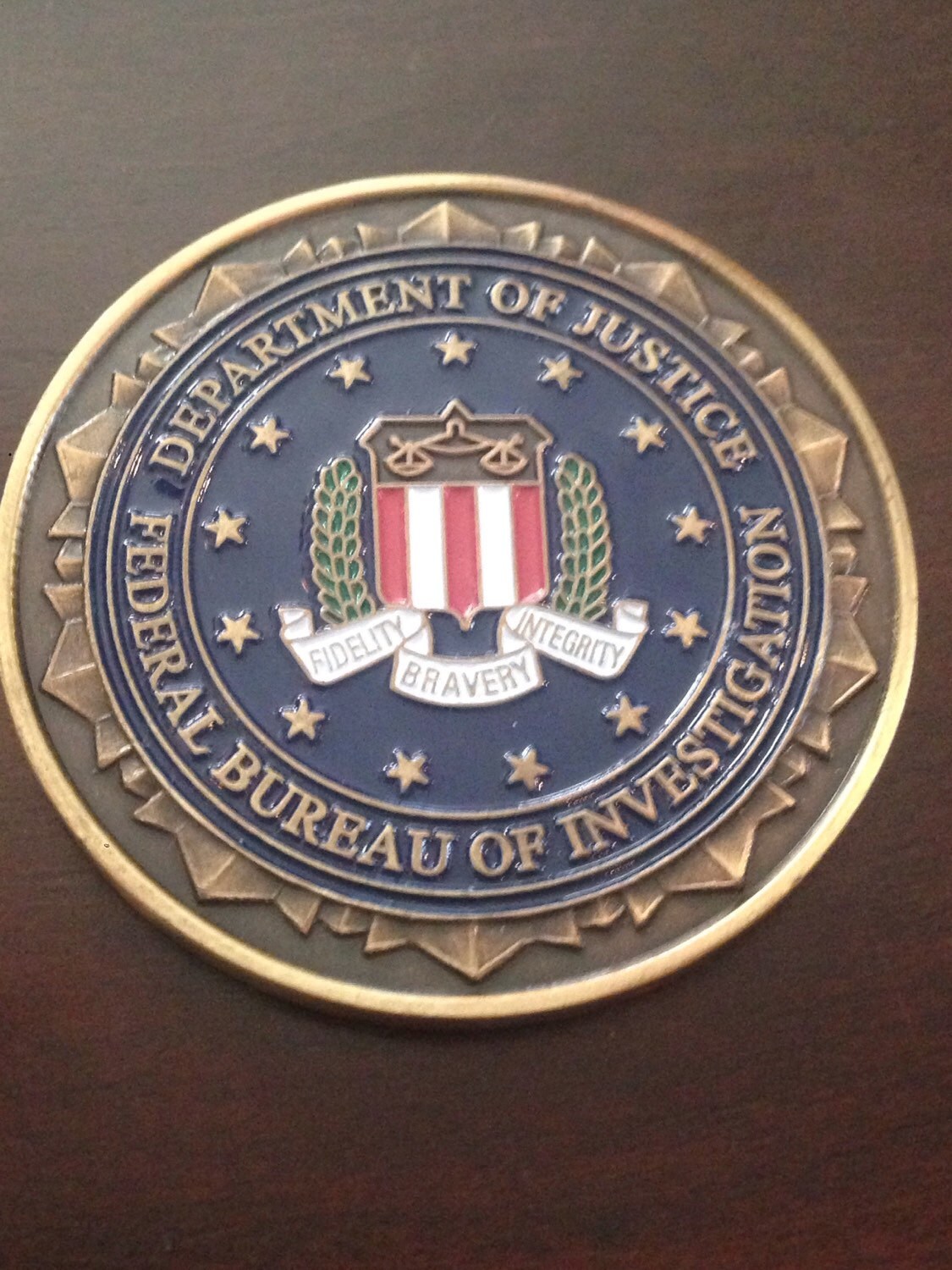 FBI Challenge Coin WMDD - Etsy