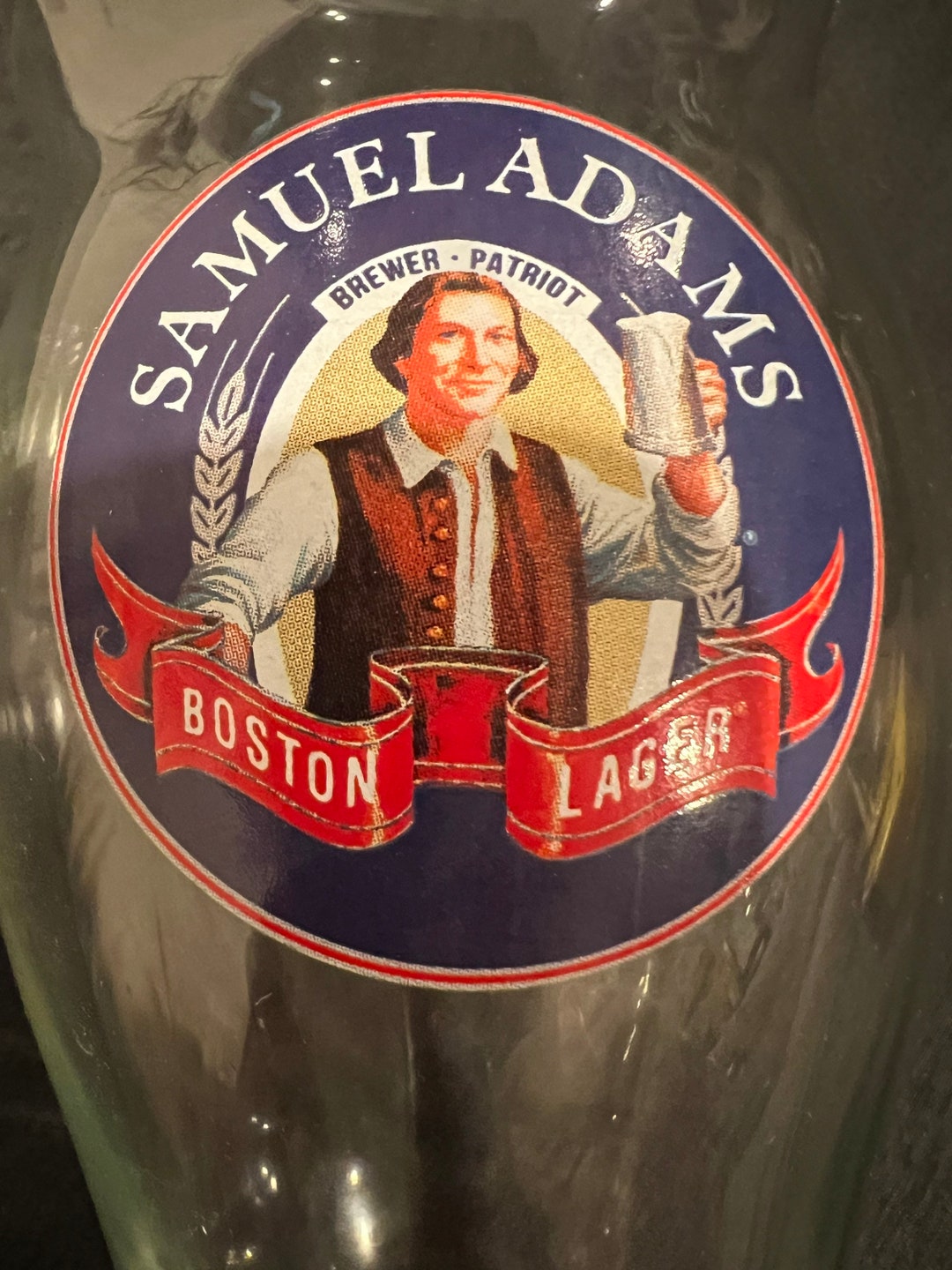30th Anniversary Sam Adams Pint Glass - Etsy