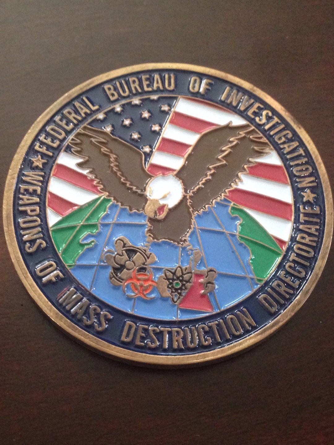 FBI Challenge Coin WMDD - Etsy