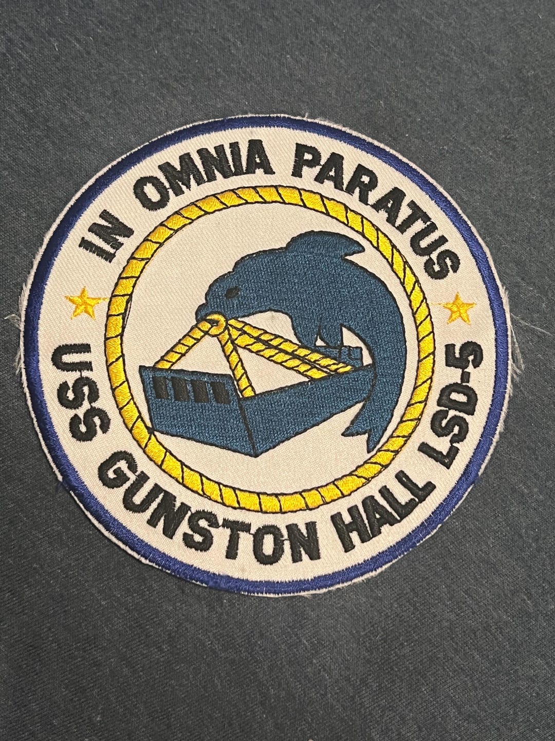 USS Gunston Hall 4.5” Patch and Display Case - Etsy