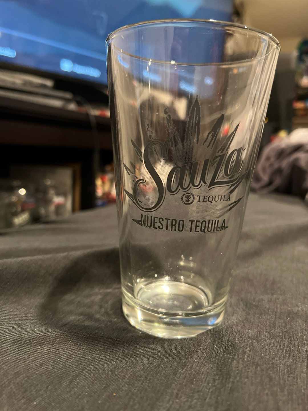 Sauza Tequila Pint Glass - Etsy