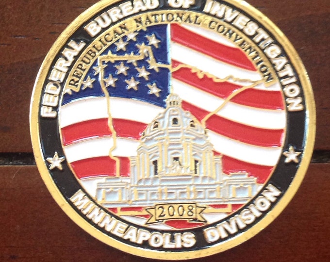 FBI Challenge Coin Republican National Convention - Etsy