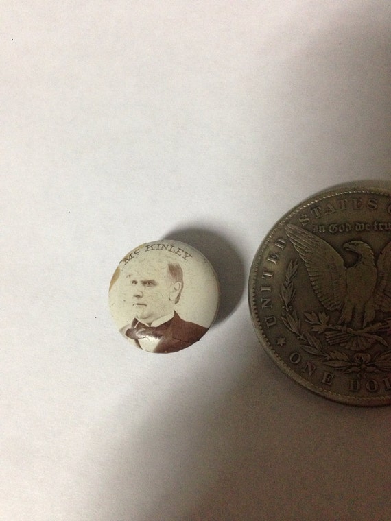 Mckinley Rare Campaign Button 1900 - Etsy
