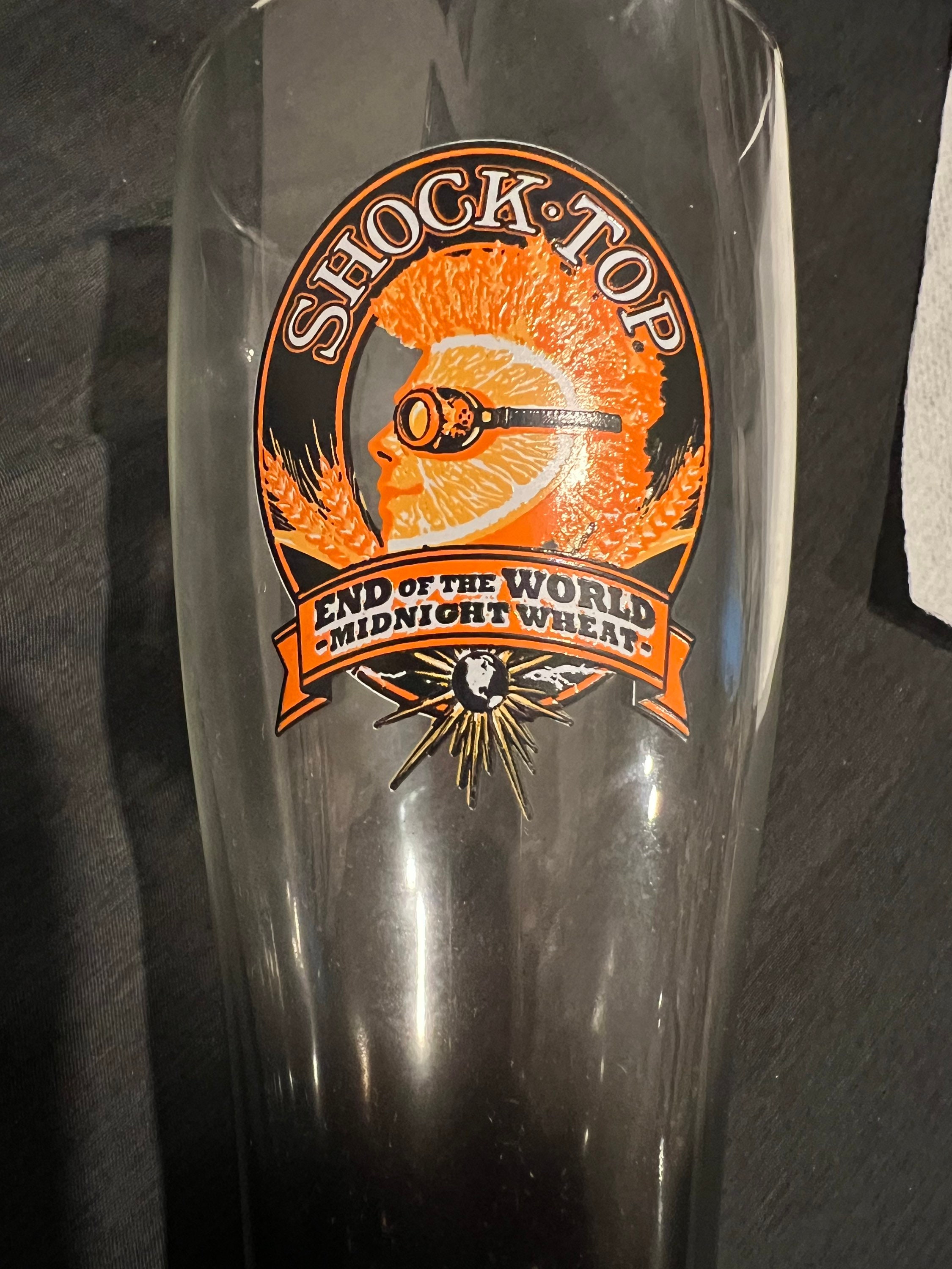 Shock Top End of the World Midnight Wheat Pint Glass - Etsy