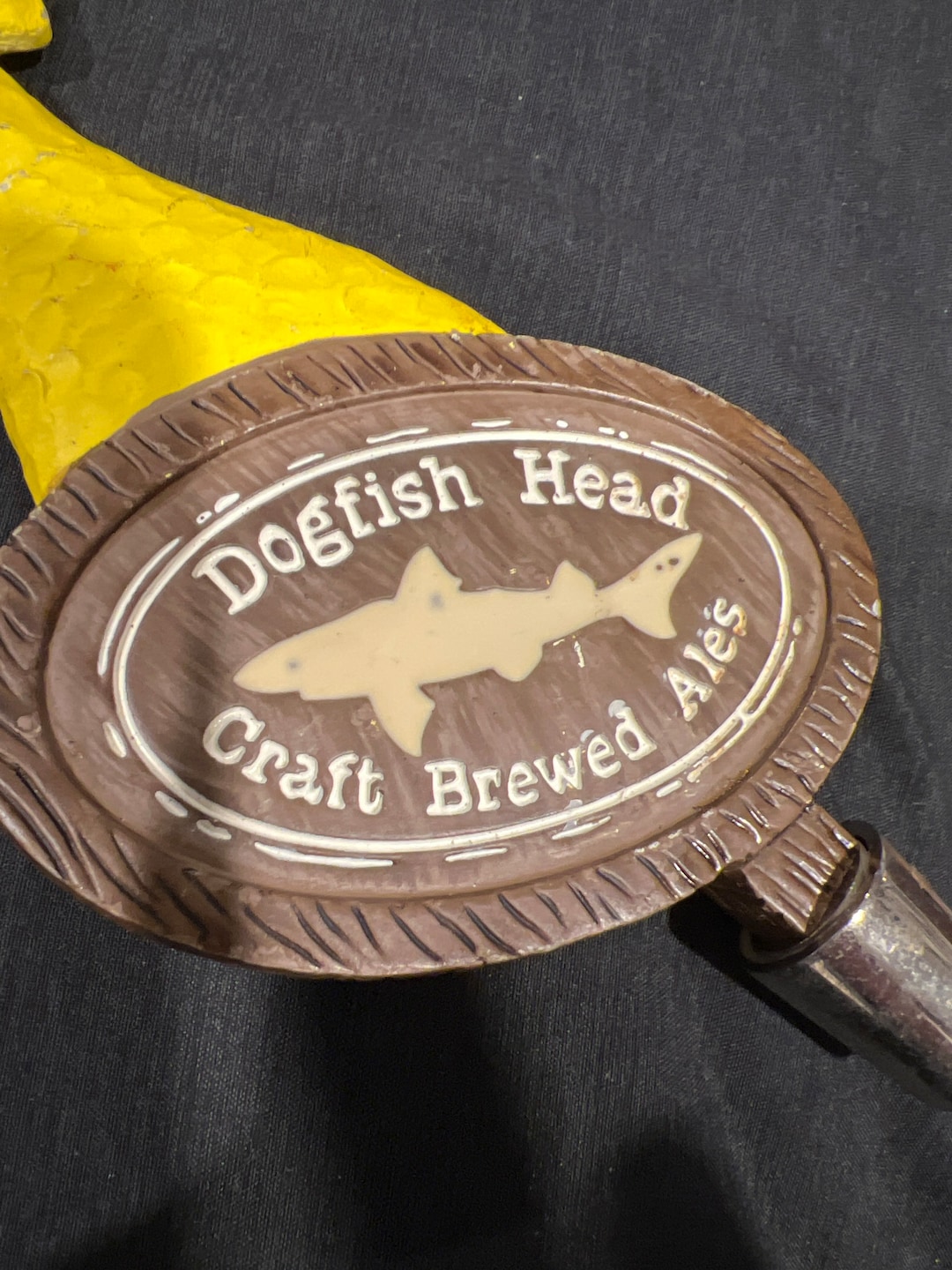Dogfish Head Yellow Tap Handle - Etsy