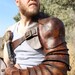 Leather Spartacus Armor Battle Ready Gladiator Single Arm Pauldron With ...