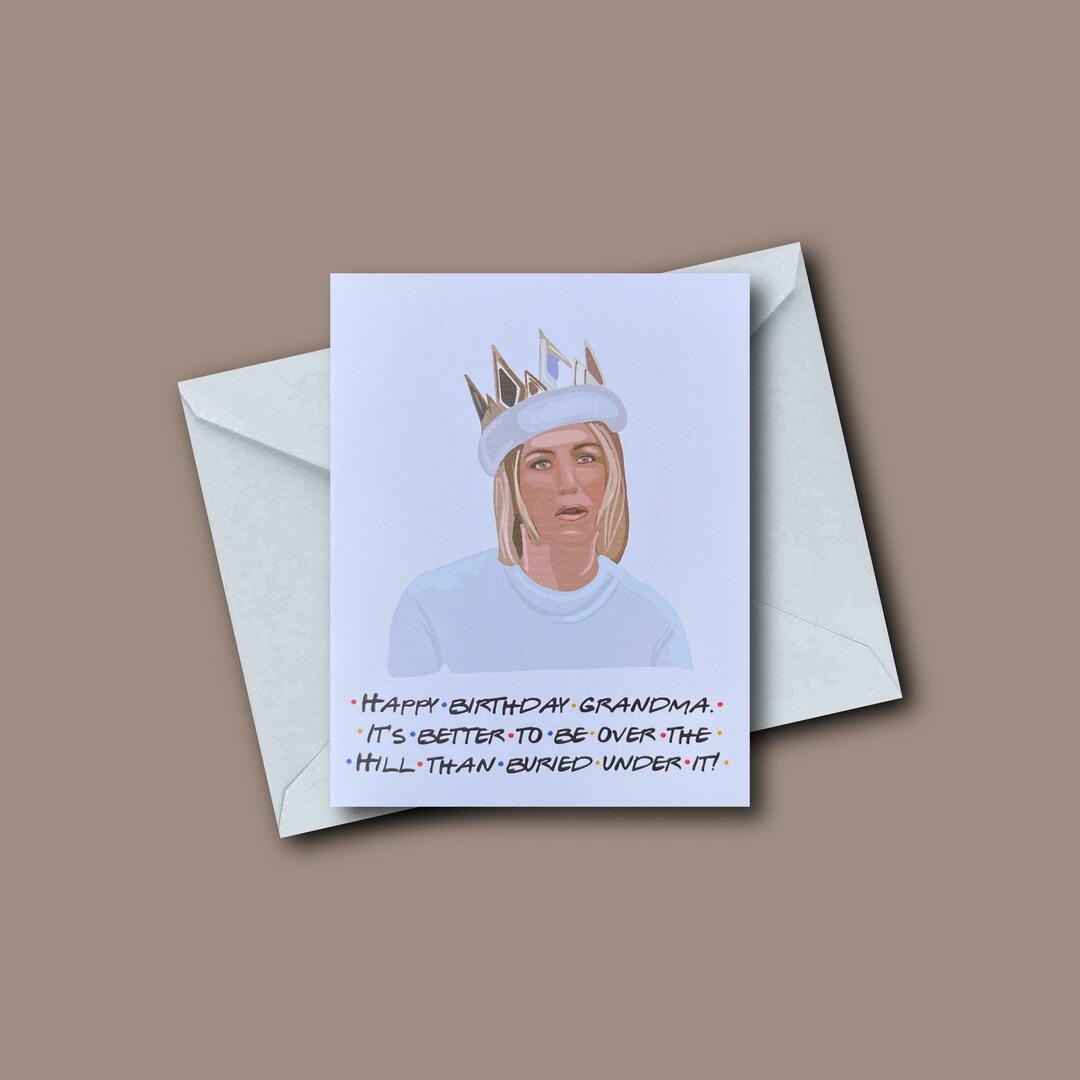 Friends Birthday Card Rachel Happy Birthday Card Funny - Etsy