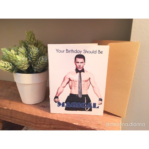 Magic Mike Birthday Card