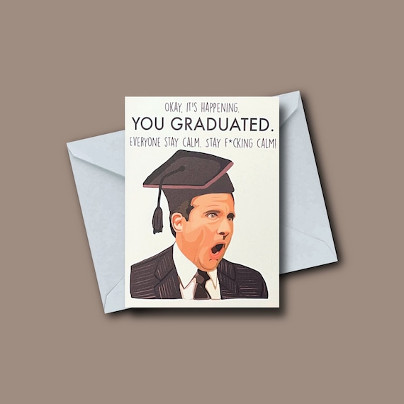 Free Printable Graduation Cards Inspired By The Office, 41% OFF