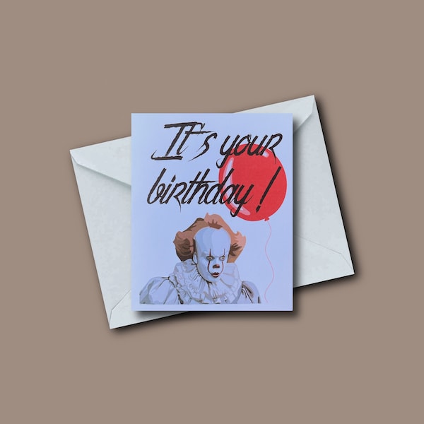 Creepy Birthday Card - Etsy