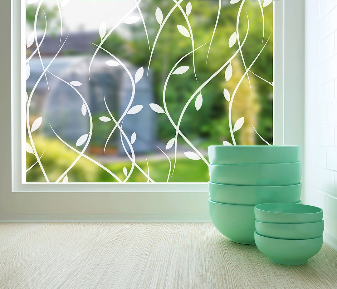 Vines Sheer Window Film Standard 36 In. X 48 In - Etsy
