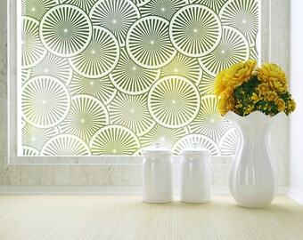 Atomic Retro Privacy Window Film Large 48 In. X 84 In. | Etsy