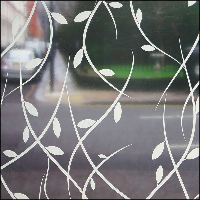 Vines Sheer Window Film Standard 36 In. X 48 In - Etsy