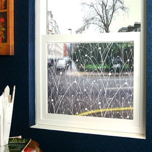 Sheer PRIVACY WINDOW Film | DIY Window Film | Custom Decal | Waterproof ...