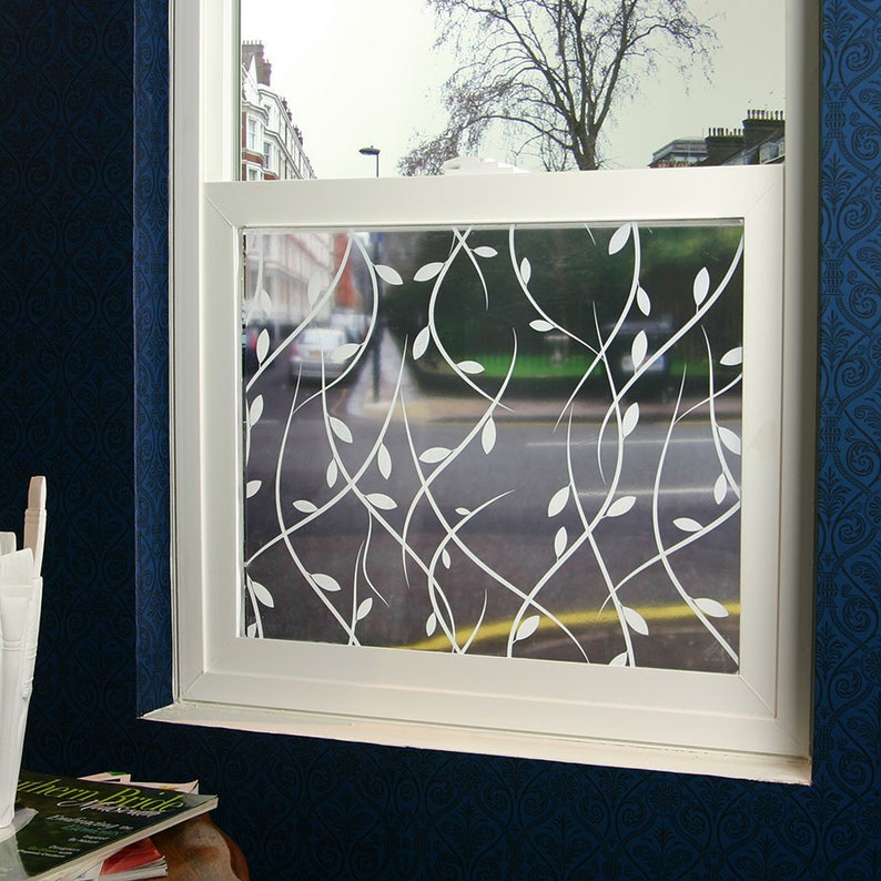 Vines Sheer Window Film Standard 36 In. X 48 In - Etsy